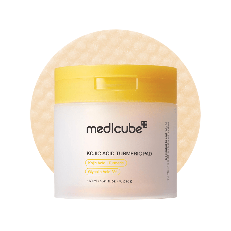 medicube Kojic Acid Turmeric Toner Pad 160ml / 70pads – Lakinza K-beauty